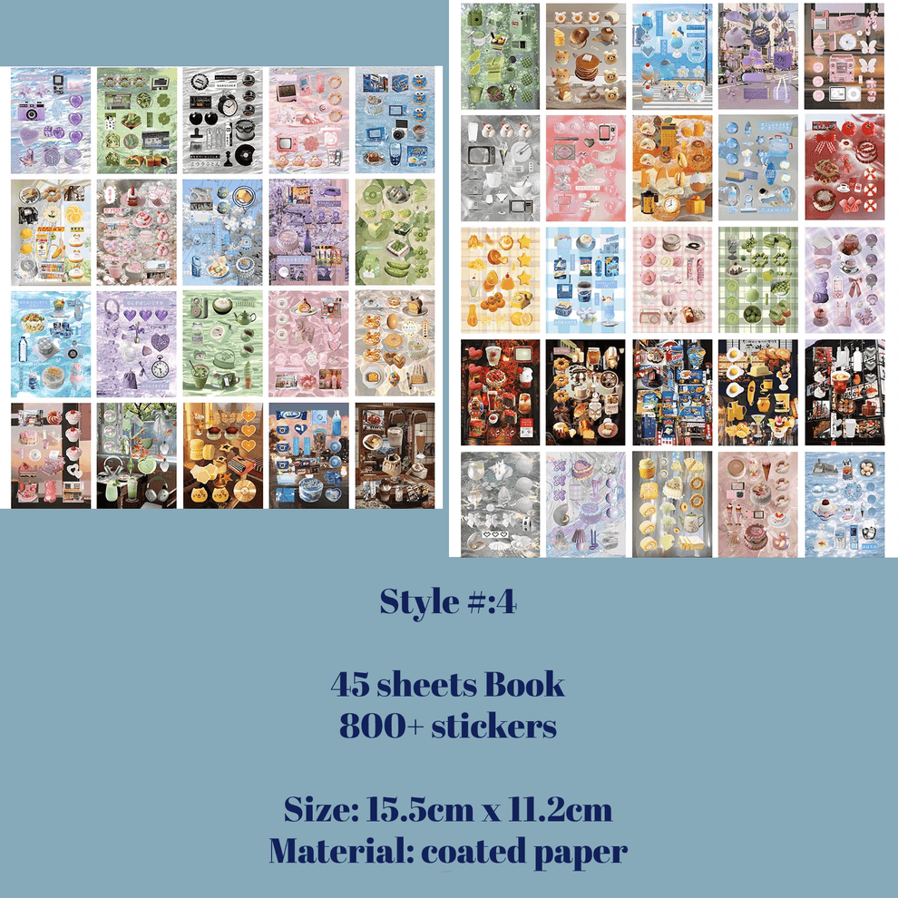 Japanese Retro Sticker Book – StarPOP shop