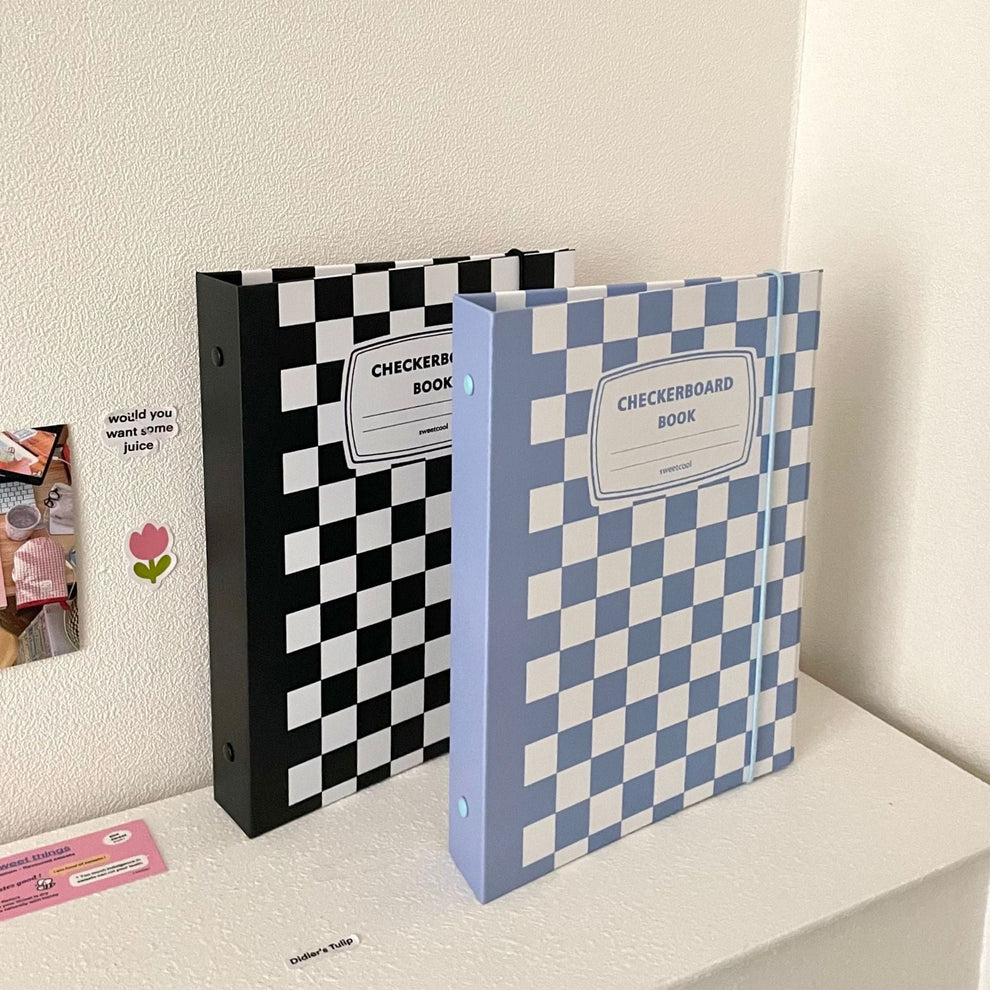 "Checkerboard" Book A5 Photocard Binder – StarPOP shop
